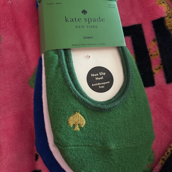 kate spade | Accessories | Kate Spade Green Liners With Gold Accent ...